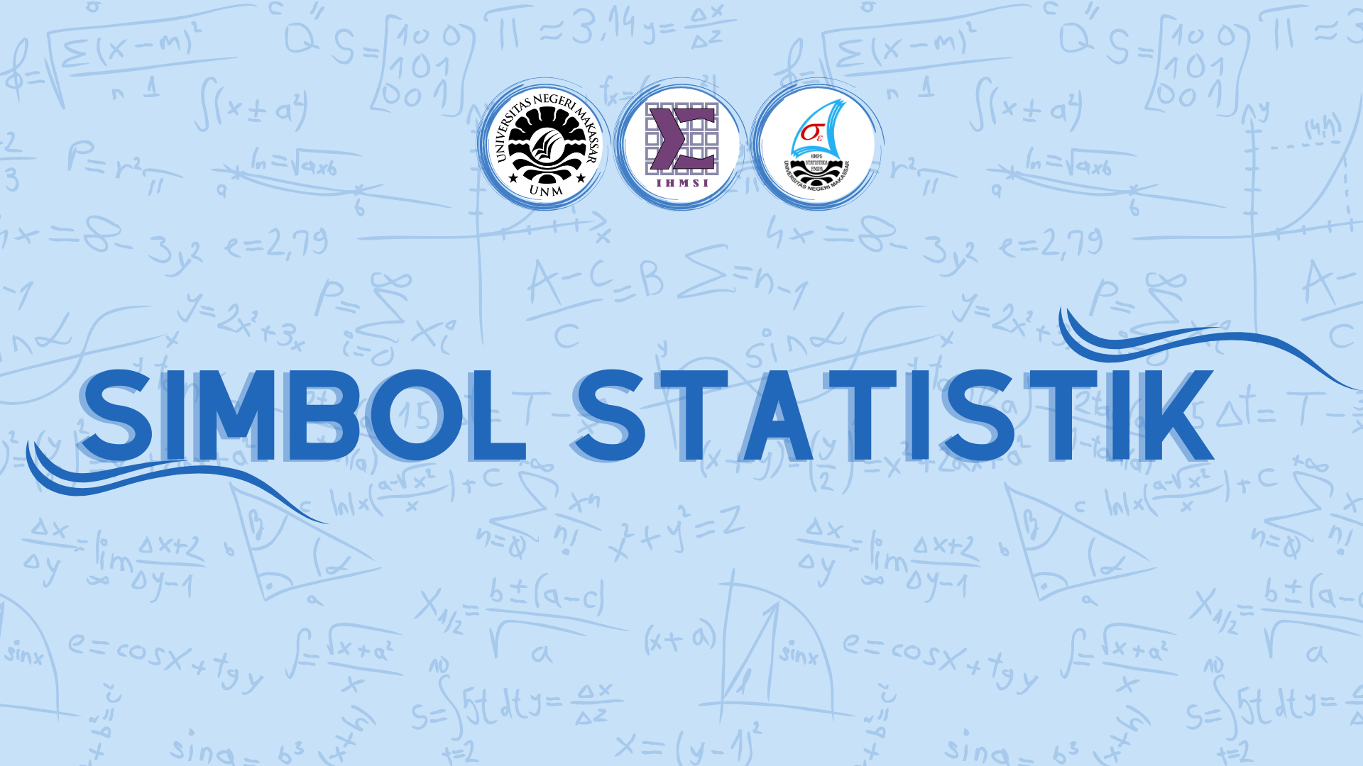 Simbol Statistik - HMJ Statistika FMIPA UNM